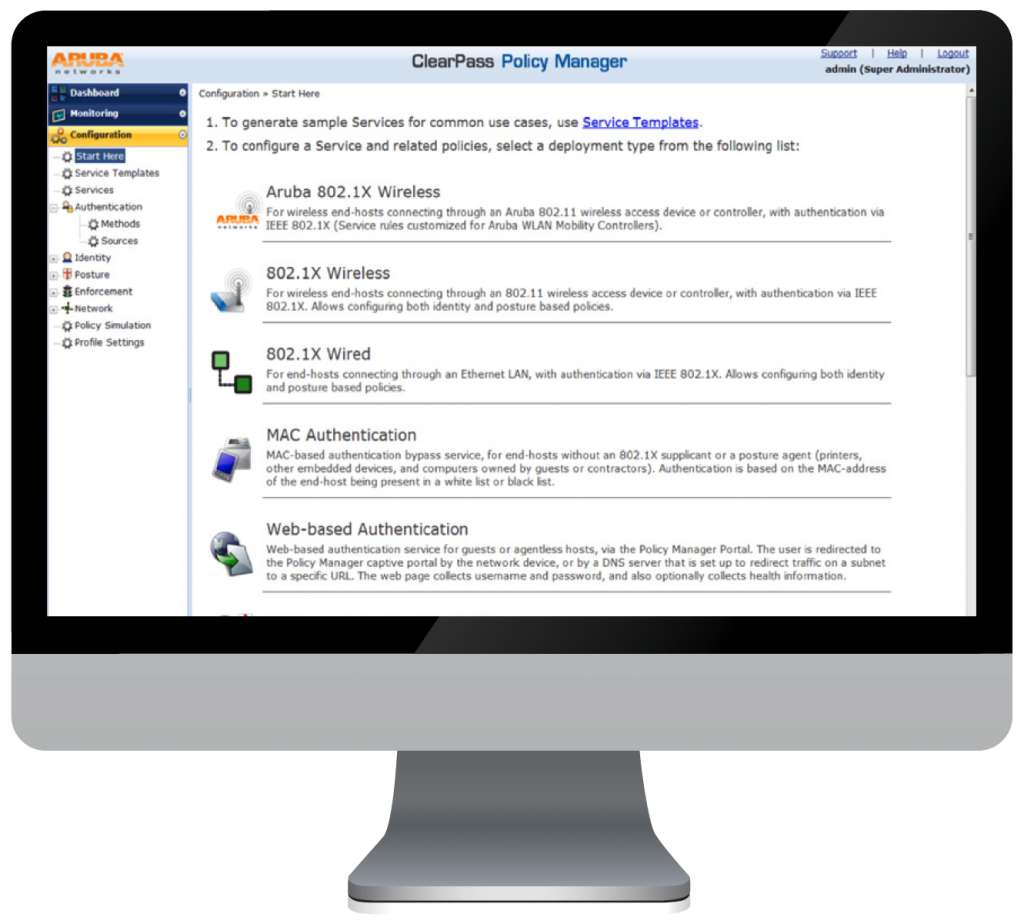 Neu: Aruba ClearPass Policy Manager Release 6.8 - Microstaxx